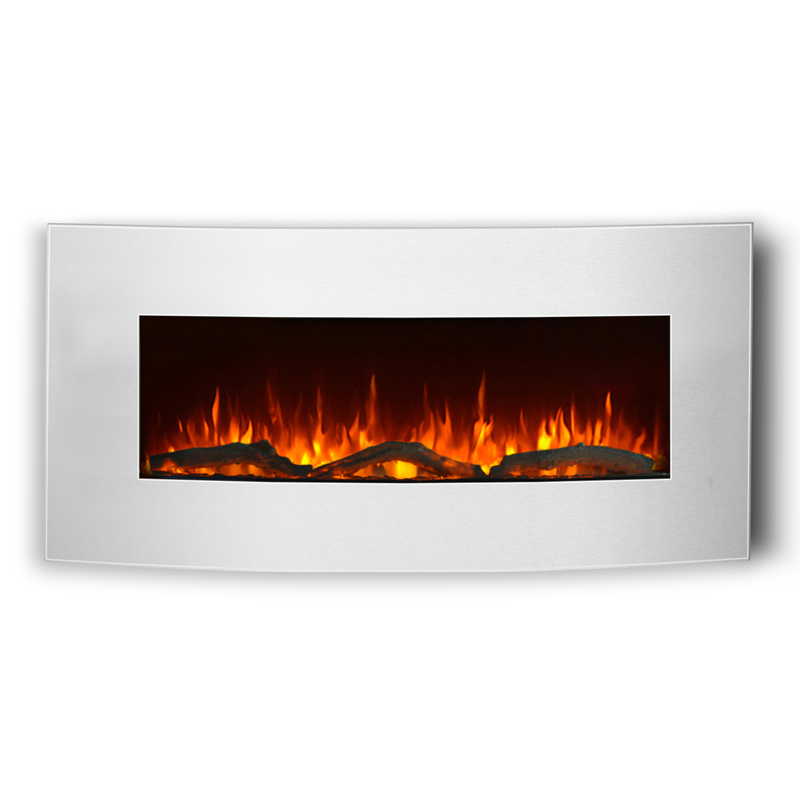 Curved Electric Fireplace Wall Mounted Electric Heater AF510-P10H Curve ...